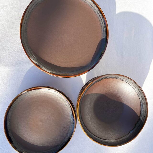 Serviesset Bruin Pastaborden Coffee • UNRO